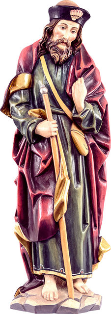 heiliger Jakobus - Holzschnitzerei - Jakob - Holzfigur